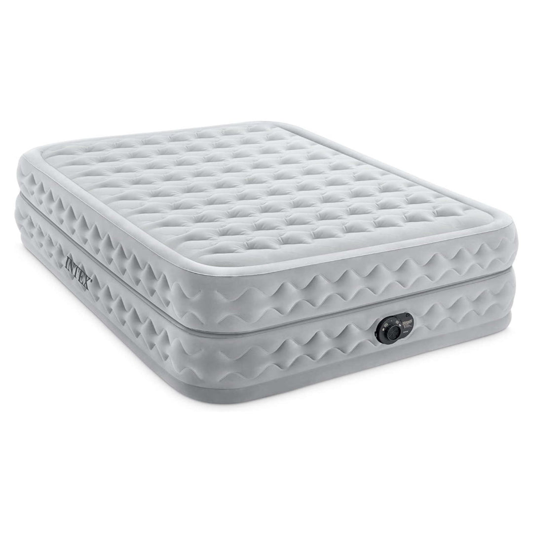 Colchón Inflable Eléctrico INTEX 2 Plazas Supreme Air-Flow con Fiber-T ...
