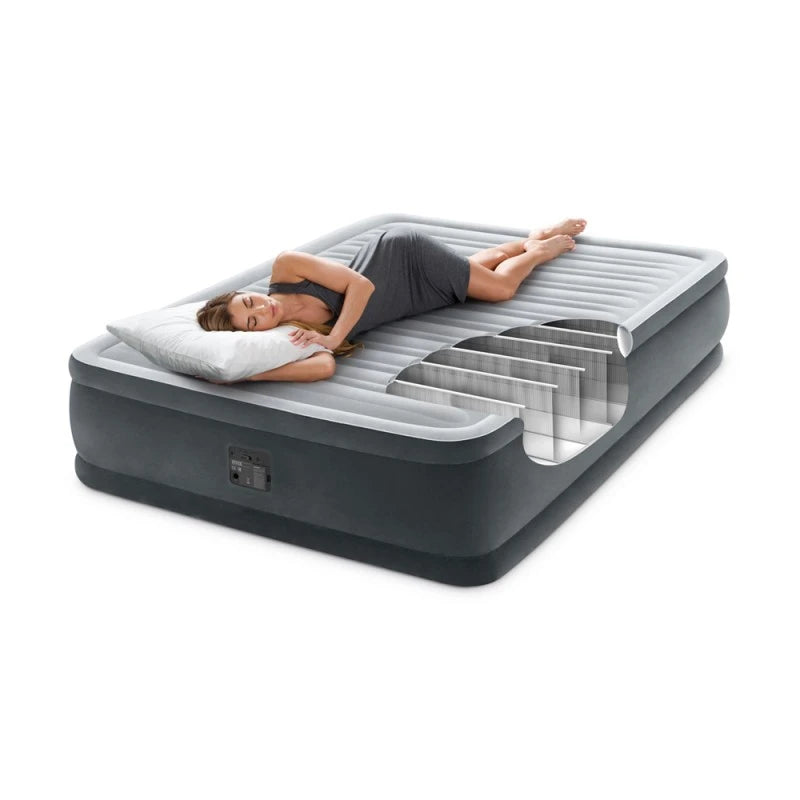 Colchon Inflable Electrico Intex 2 Plazas Queen Comfort Plush Colchon Inflable Electrico Intex 2 Plazas Queen Comfort Plush